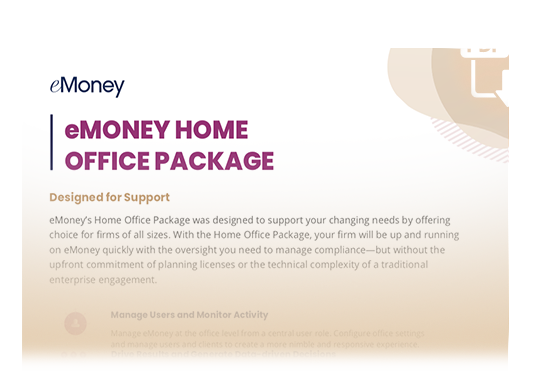 eMoney | Home Office Package